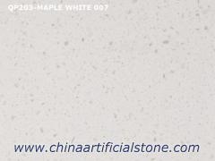 Maple White Quartz Stone Slabs for Countertops Suppliers - Enming Stone